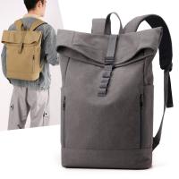 China Canvas Men Backpack Large Capacity Commuting Backpack for Daily Use Laptop & Book Bag Splash-Resistant Travel Backpack with LOGO for sale