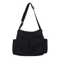 China Customizable Large-Capacity Multi-Pocket Canvas Tote Bag for Men and Women Versatile Street Style Tote Bag Simple Casual Travel for sale