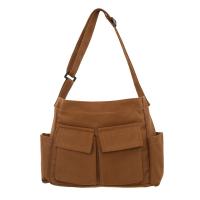 China Customizable Large-Capacity Multi-Pocket Canvas Tote Bag for Men and Women Versatile Street Style Tote Bag Simple Casual Travel for sale