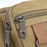 China Hot-selling Sports Waist Bag for Men 2026 New Casual Outdoor Sports Bag Running Phone Canvas Waist Bag Manufacturer Wholesale for sale