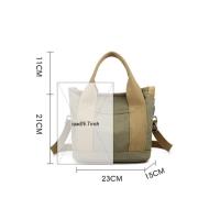 China Thickened Canvas Shoulder Bag with Large Capacity Multi-Compartment Commuting Bags for Students Compact Outings Tote with LOGO for sale