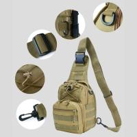 China Wholesale Hotsale Camo Oxford Fabric Shoulder Chest Bags for Men Outdoor Hiking Chest Pouch with Premium Aesthetic LOGO for sale