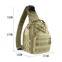 China Wholesale Hotsale Camo Oxford Fabric Shoulder Chest Bags for Men Outdoor Hiking Chest Pouch with Premium Aesthetic LOGO for sale