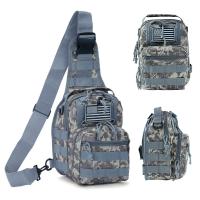 China Wholesale Hotsale Camo Oxford Fabric Shoulder Chest Bags for Men Outdoor Hiking Chest Pouch with Premium Aesthetic LOGO for sale