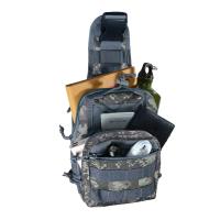 China Wholesale Hotsale Camo Oxford Fabric Shoulder Chest Bags for Men Outdoor Hiking Chest Pouch with Premium Aesthetic LOGO for sale