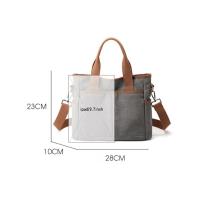 China 2026 New Style Women's Shoulder Bag Trendy Versatile Minimalist Fashionable Korean-Style Large Capacity Tote Crossbody Canvas Bag for sale