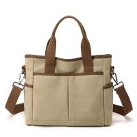 China 2026 New Style Women's Shoulder Bag Trendy Versatile Minimalist Fashionable Korean-Style Large Capacity Tote Crossbody Canvas Bag for sale