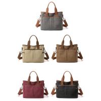China 2026 New Style Women's Shoulder Bag Trendy Versatile Minimalist Fashionable Korean-Style Large Capacity Tote Crossbody Canvas Bag for sale