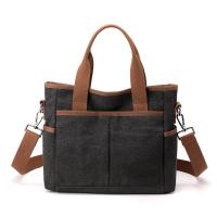 China 2026 New Style Women's Shoulder Bag Trendy Versatile Minimalist Fashionable Korean-Style Large Capacity Tote Crossbody Canvas Bag for sale