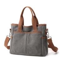 China 2026 New Style Women's Shoulder Bag Trendy Versatile Minimalist Fashionable Korean-Style Large Capacity Tote Crossbody Canvas Bag for sale
