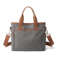 China 2026 New Style Women's Shoulder Bag Trendy Versatile Minimalist Fashionable Korean-Style Large Capacity Tote Crossbody Canvas Bag for sale