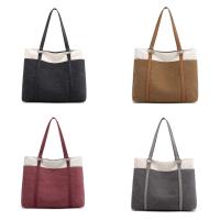 China Custom Shoulder Tote Bag Spring New Arrival Japanese & Korean Style Casual Women's Fashion Solid Color Versatile Canvas Tote for sale
