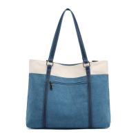China Custom Shoulder Tote Bag Spring New Arrival Japanese & Korean Style Casual Women's Fashion Solid Color Versatile Canvas Tote for sale