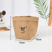 China Manufacturer Wholesale Nordic-Style Washable Kraft Paper Bags Water-Resistant Tear-Proof Refrigerator Storage Bags Reusable for sale