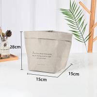 China Manufacturer Wholesale Nordic-Style Washable Kraft Paper Bags Water-Resistant Tear-Proof Refrigerator Storage Bags Reusable for sale