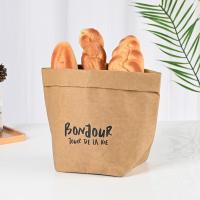 China Manufacturer Wholesale Nordic-Style Washable Kraft Paper Bags Water-Resistant Tear-Proof Refrigerator Storage Bags Reusable for sale