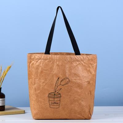 China DuPont Paper Bags Washable Tyvek Paper Bags Tear-Resistant Handle Shopping Bags Advertising Shoulder Bags Small-Batch Customization for sale
