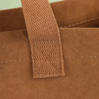 China Colefa Professional Kraft Paper Handled Bags Custom Logo Printing Washable Gift Promotional Shopping Bags Durable Long-Lasting for sale