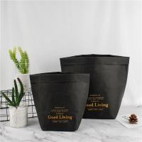 China Manufacturer Wholesale Creative Nordic-Style Washable Kraft Paper Bags Tear-Resistant Refrigerator Storage Bags Flower Pots for sale
