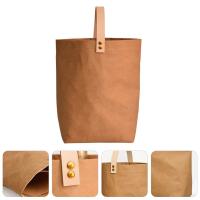China Customized Champagne Wine Handheld Bags with Logo Printing Washable Tear-resistant Kraft Paper Made Gift Bags for sale