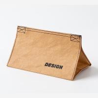 China Water-Washed Kraft Kaper Bags with Logo Printing Available Wholesale Eco-Friendly Biodegradable Recyclable Paper Bags Trending for sale