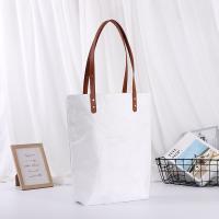 China Tyvek Washable Paper Bags DuPont Customizable Logo Printing Wholesale Handle Shopping Bags Eco-Friendly Material Paper for sale