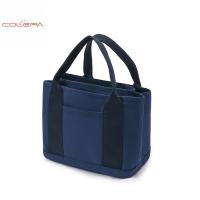 China New Women's Canvas Mini Square Tote Bag Large Capacity Fashionable & Minimalist Lightweight with Multiple Compartments Storage for sale