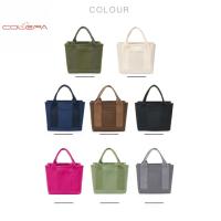 China New Women's Canvas Mini Square Tote Bag Large Capacity Fashionable & Minimalist Lightweight with Multiple Compartments Storage for sale