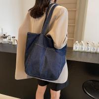 China New Style Shoulder Tote Bag Denim Made 2026 College Student Class Tote Bag Underarm Large Capacity Bag Women's Commuting Use for sale
