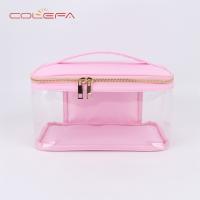 China Manufacturer Direct Portable Zipper Makeup Bag PVC Waterproof Travel & Daily Organizer Transparent Cosmetic Pouch for sale
