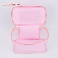 China Manufacturer Direct Portable Zipper Makeup Bag PVC Waterproof Travel & Daily Organizer Transparent Cosmetic Pouch for sale