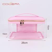 China Manufacturer Direct Portable Zipper Makeup Bag PVC Waterproof Travel & Daily Organizer Transparent Cosmetic Pouch for sale