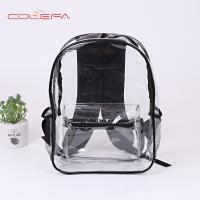China 2026 New Arrivals Transparent Backpack PVC Bag Waterproof Fashion-Style Student Storage Backpack Outdoor Travel Bags for sale