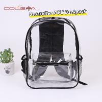China 2026 New Arrivals Transparent Backpack PVC Bag Waterproof Fashion-Style Student Storage Backpack Outdoor Travel Bags for sale