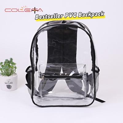 China 2026 New Arrivals Transparent Backpack PVC Bag Waterproof Fashion-Style Student Storage Backpack Outdoor Travel Bags for sale