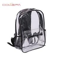 China 2026 New Arrivals Transparent Backpack PVC Bag Waterproof Fashion-Style Student Storage Backpack Outdoor Travel Bags for sale