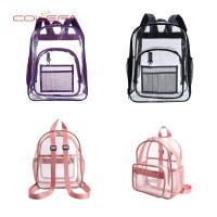 China Transparent Backpack Waterproof PVC Storage Bag Large Capacity Student School Bag Children's Backpack Travel Bag Wholesale for sale