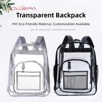 China Transparent Backpack Waterproof PVC Storage Bag Large Capacity Student School Bag Children's Backpack Travel Bag Wholesale for sale