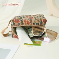 China New Casual Fashion Women's Cosmetic Bag Ethnic-Style Handheld Large-Capacity Eco Bark Cork Makeup Bag Rectangular Storage Pouch for sale