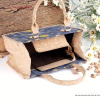 China Custom Cork Tote Bag for Women Portuguese Bark Handbag Multi-Purpose Daily Casual 2026 New Handheld Eco-Friendly Style for sale
