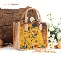 China Custom Cork Tote Bag for Women Portuguese Bark Handbag Multi-Purpose Daily Casual 2026 New Handheld Eco-Friendly Style for sale