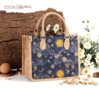 China Custom Cork Tote Bag for Women Portuguese Bark Handbag Multi-Purpose Daily Casual 2026 New Handheld Eco-Friendly Style for sale