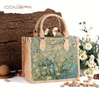 China Custom Cork Tote Bag for Women Portuguese Bark Handbag Multi-Purpose Daily Casual 2026 New Handheld Eco-Friendly Style for sale