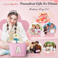 China Oxford Made Custom Set Alphabet Makeup Bag Travel Personalized Combination Large Capacity Cute Travel Tote Organizer for sale
