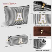 China Oxford Made Custom Set Alphabet Makeup Bag Travel Personalized Combination Large Capacity Cute Travel Tote Organizer for sale