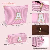 China Oxford Made Custom Set Alphabet Makeup Bag Travel Personalized Combination Large Capacity Cute Travel Tote Organizer for sale