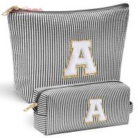 China Oxford Made Custom Set Alphabet Makeup Bag Travel Personalized Combination Large Capacity Cute Travel Tote Organizer for sale