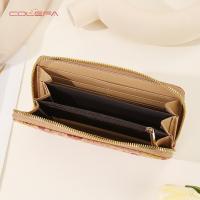 China Retro Women's Long-Style Zippered Wallet Phone Case with Printing Bestseller Eco-Friendly Cork Bark Wallet Travel Souvenir for sale