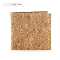 China Retro Women's Long-Style Zippered Wallet Phone Case with Printing Bestseller Eco-Friendly Cork Bark Wallet Travel Souvenir for sale