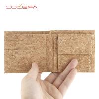 China Retro Women's Long-Style Zippered Wallet Phone Case with Printing Bestseller Eco-Friendly Cork Bark Wallet Travel Souvenir for sale